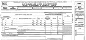 Descubre Como Llenar el Formulario 402 SUNAT【2025